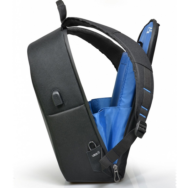 Port Chicago Evo Black 15.6" Trolley Backpack - Ohana Technologies